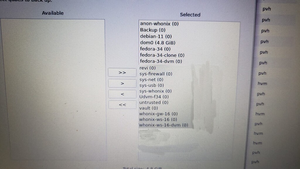 [Help data recovery]All VMs except dom0 showing size 0 - General - Qubes OS Forum