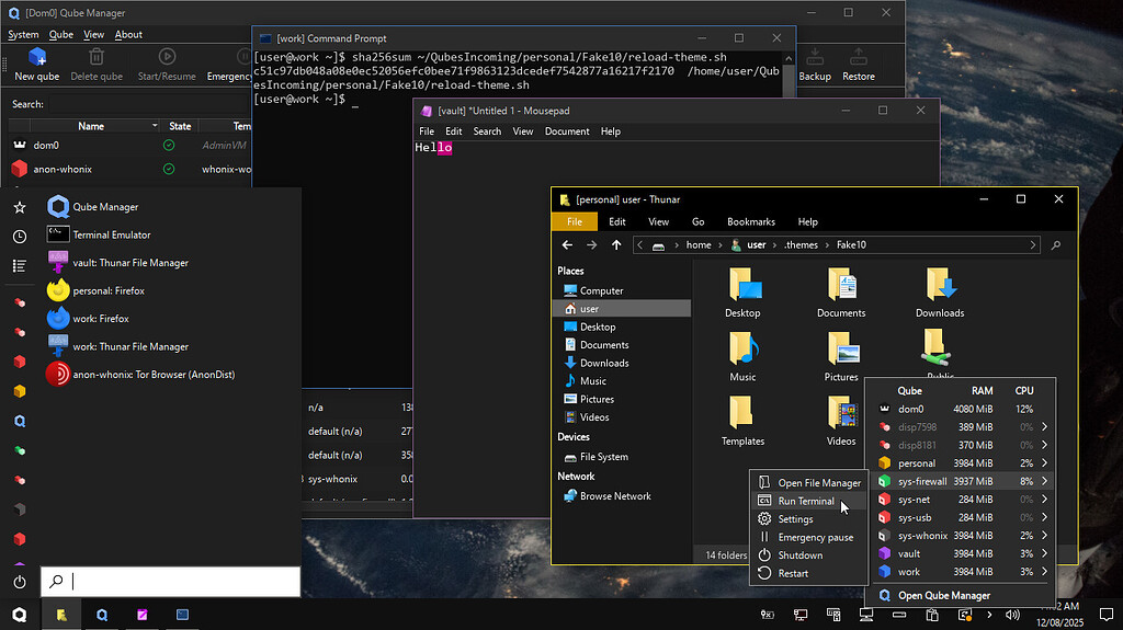 Windows 10 Theme for Qubes - Community Guides - Qubes OS Forum