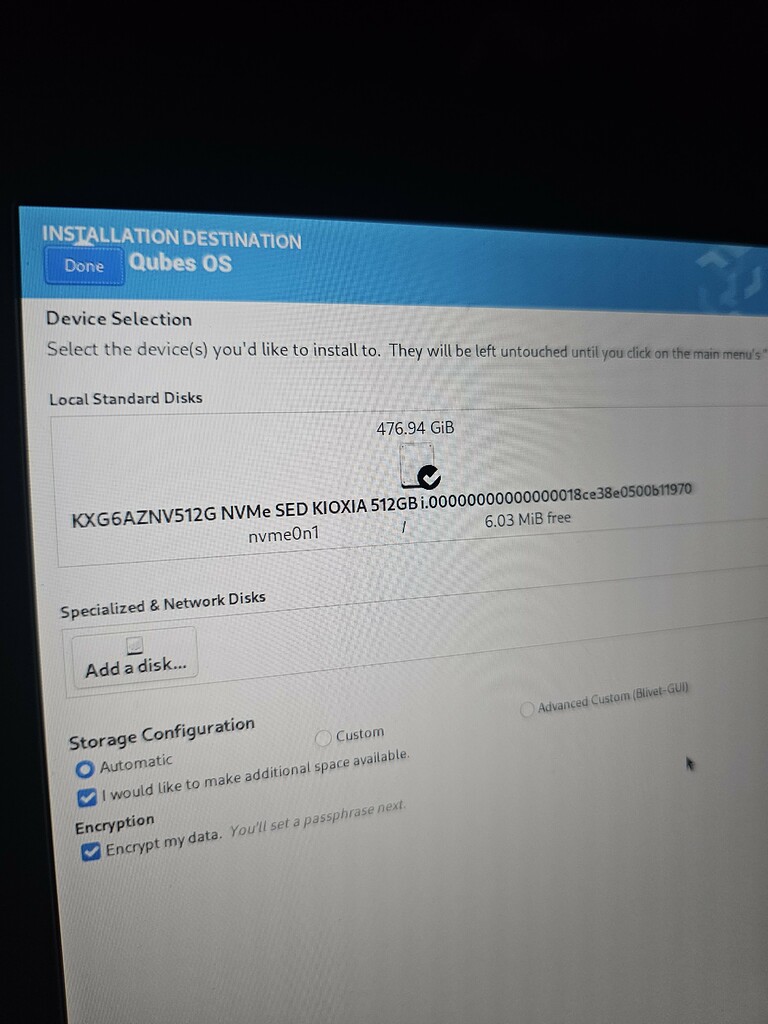 Troubles with installing QubesOS (not enough memory it claims) - User ...