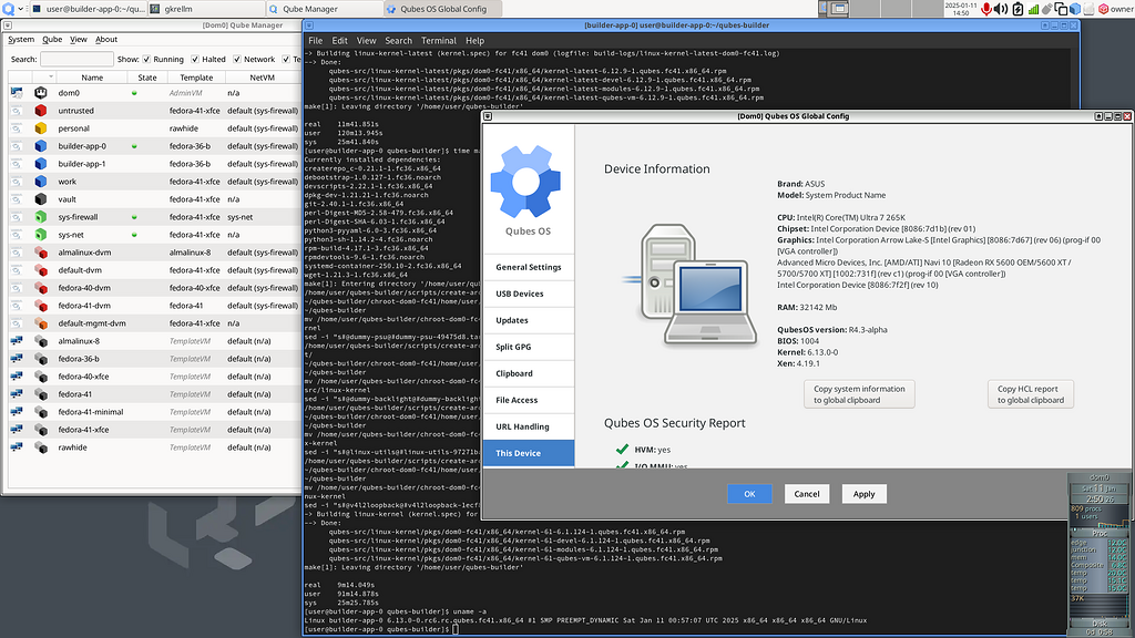 ASUS PRIME_Z890-P_WIFI, Intel 15th Gen Ultra 7 265K cpu - Radeon RX5700XT 8G GDDR6 256bit gpu ...