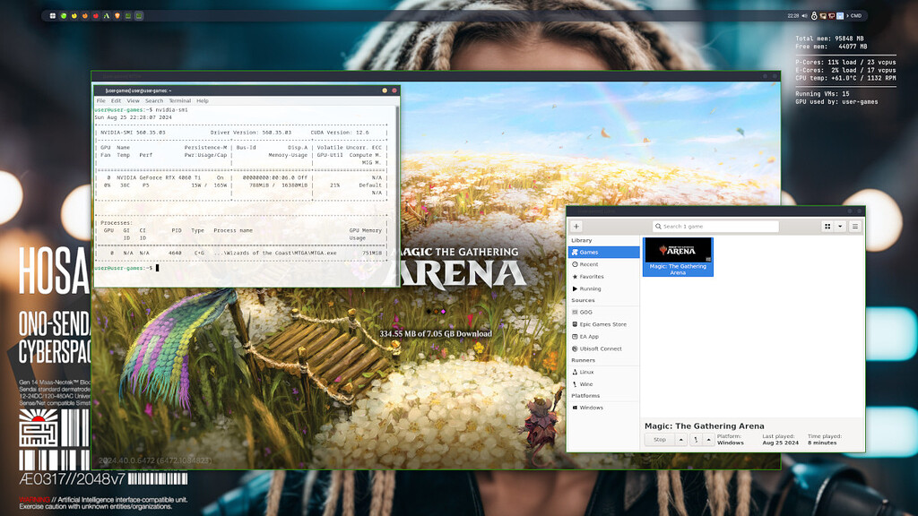 Using Hybrid Graphics to play games with seamless GPU acceleration - General Discussion - Qubes ...