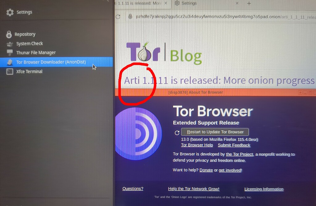 Tor browser update in dmv and vm screen dimensions - User Support ...