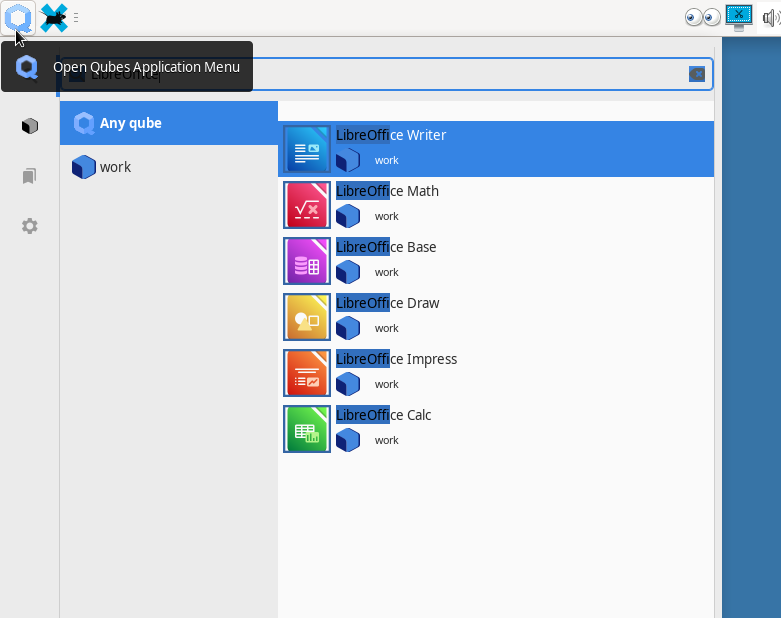 Sneak peek of the Qubes Appmenu changes & improvements - Testing ... Sneak peek of the Qubes Appmenu changes & improvements - Testing ...